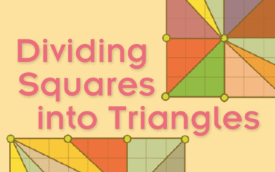 Dividing Squares into Triangles – Gathering 4 Gardner